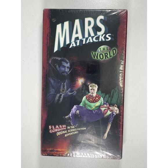 Media | Mars Attacks The World Flash Gordon Vhs 1939 Sci Fi Cult | Poshmark